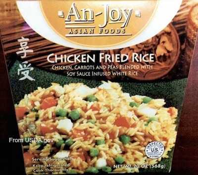 AllFresh Foods ANJOY Chicken Fried Rice Recalled for Listeria