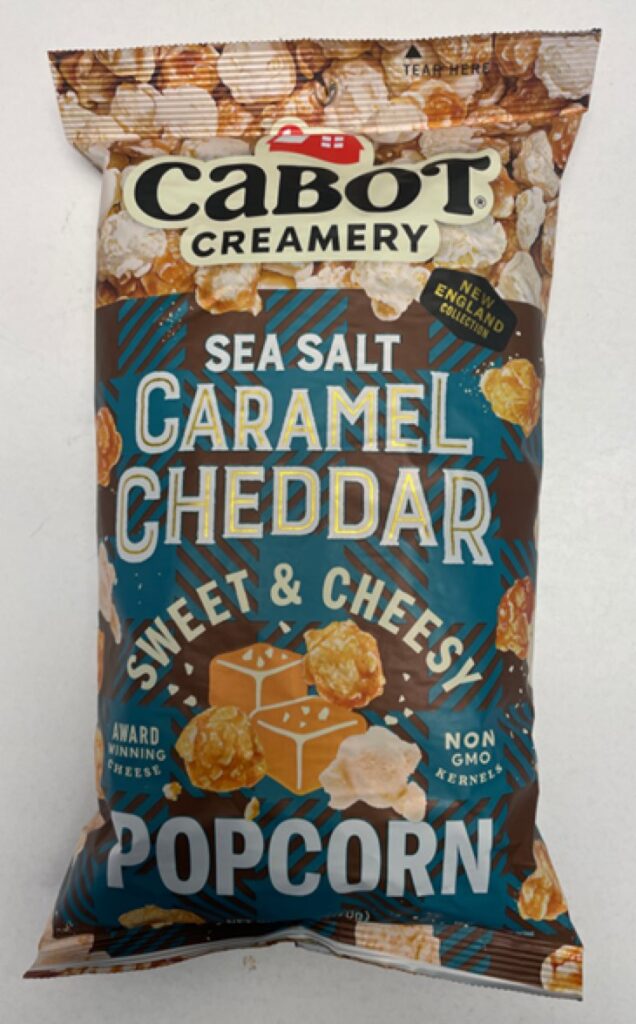 Cabot Creamery Sea Salt Caramel Cheddar Popcorn Recalled