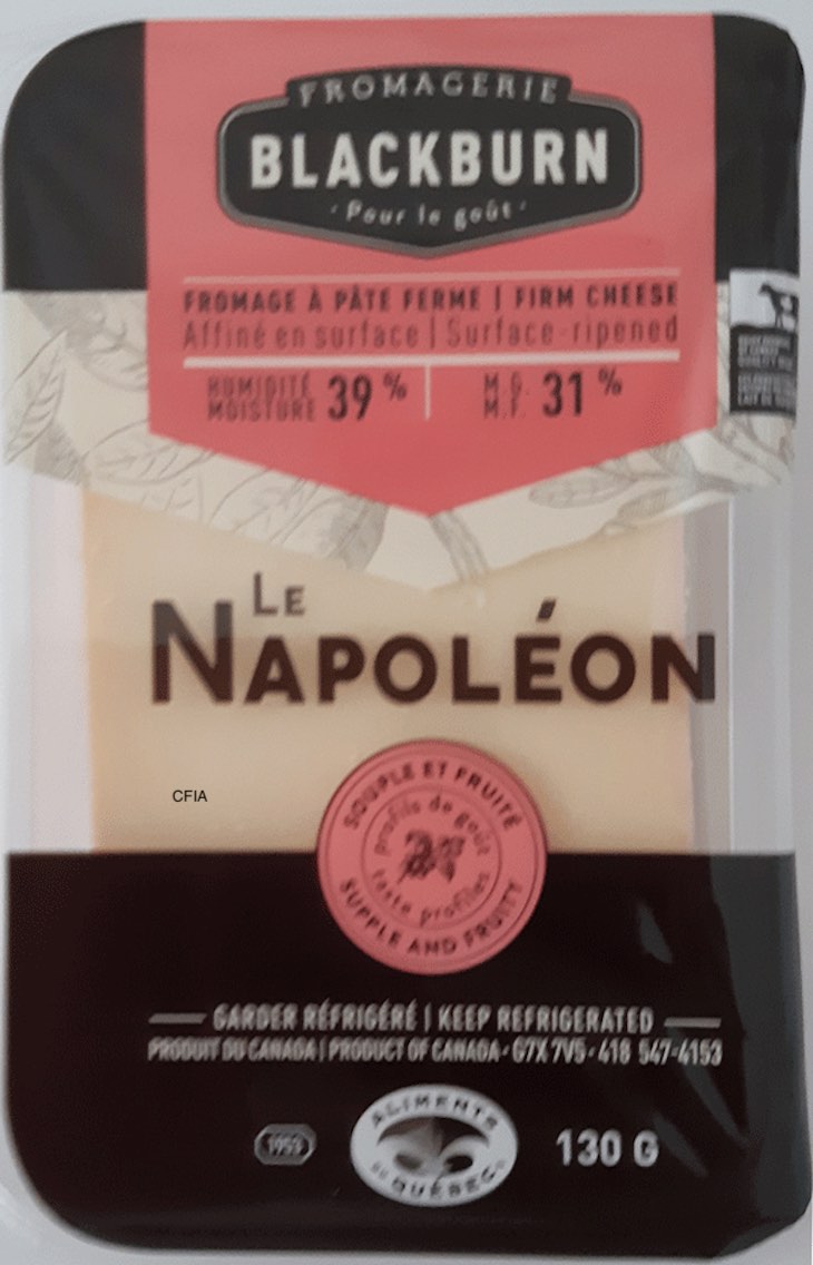 Fromagerie Blackburn Le Napoleon Cheese Recalled For Listeria
