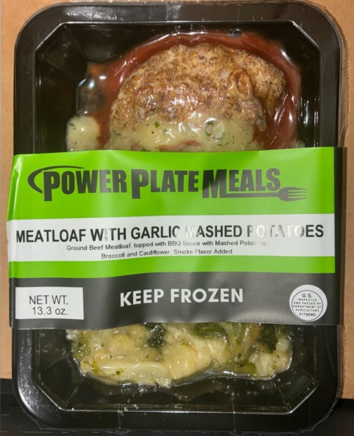 Power Plate Meals Meatloaf Recalled For Undeclared Soy