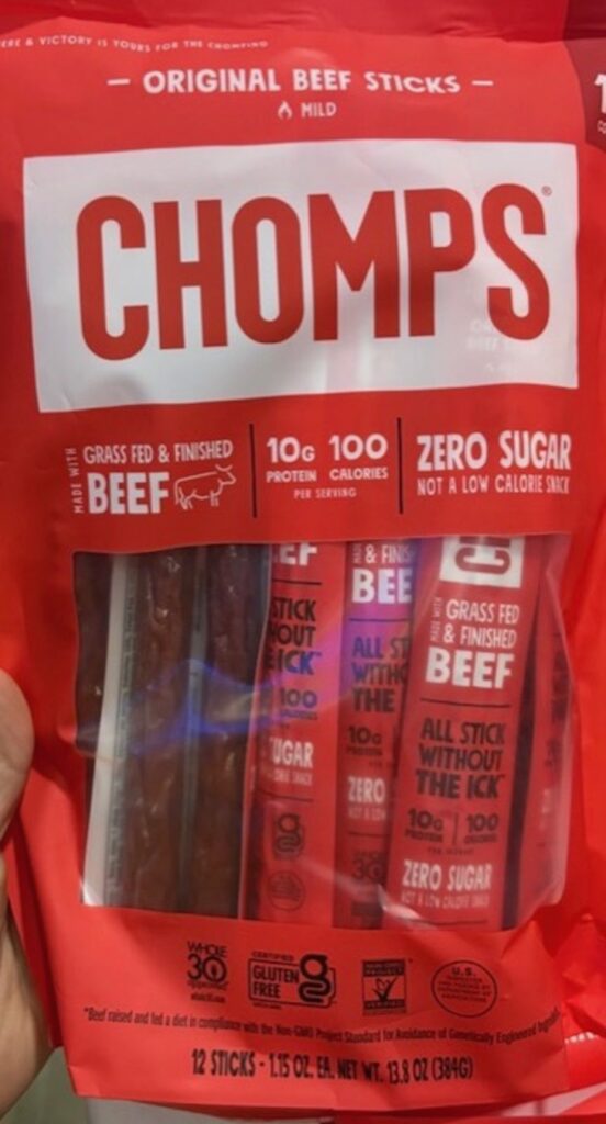 Recall of Chomps Beef Sticks Updated With Another Product