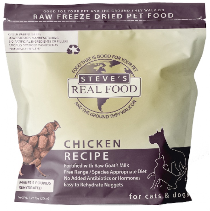 Recall of Steve's Freeze Dried Chicken Pet Food Expanded