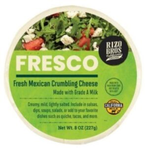 Rizo-López Foods Recalls All Dairy Products For Possible Listeria